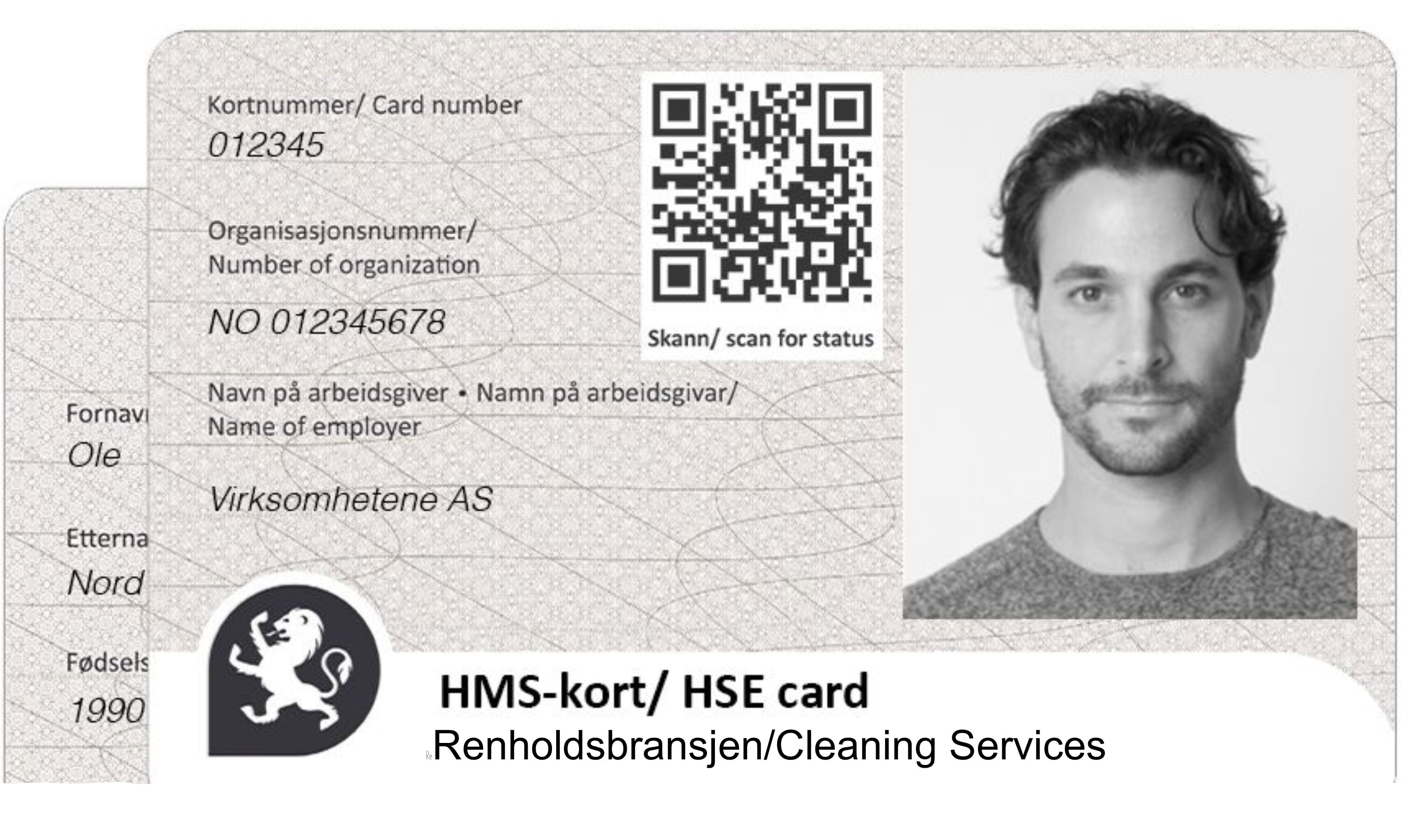 HMS-kort for renholdere - Nordic Supply Partner AS