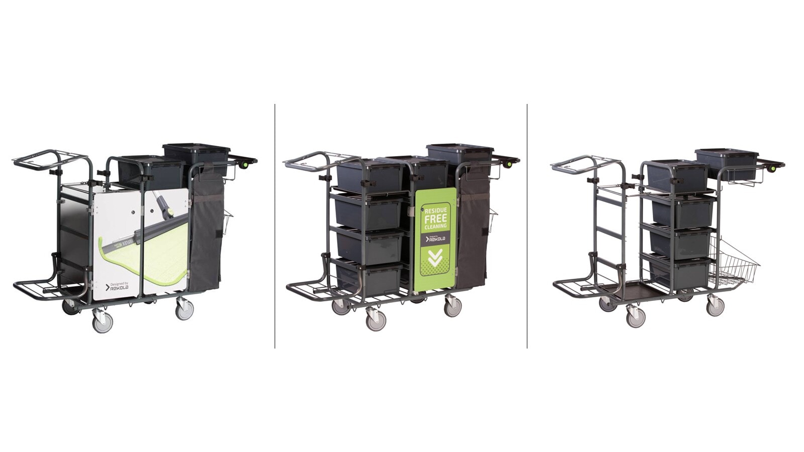 Rekola Motion M3 Renholdsvogn - Nordic Supply Partner AS