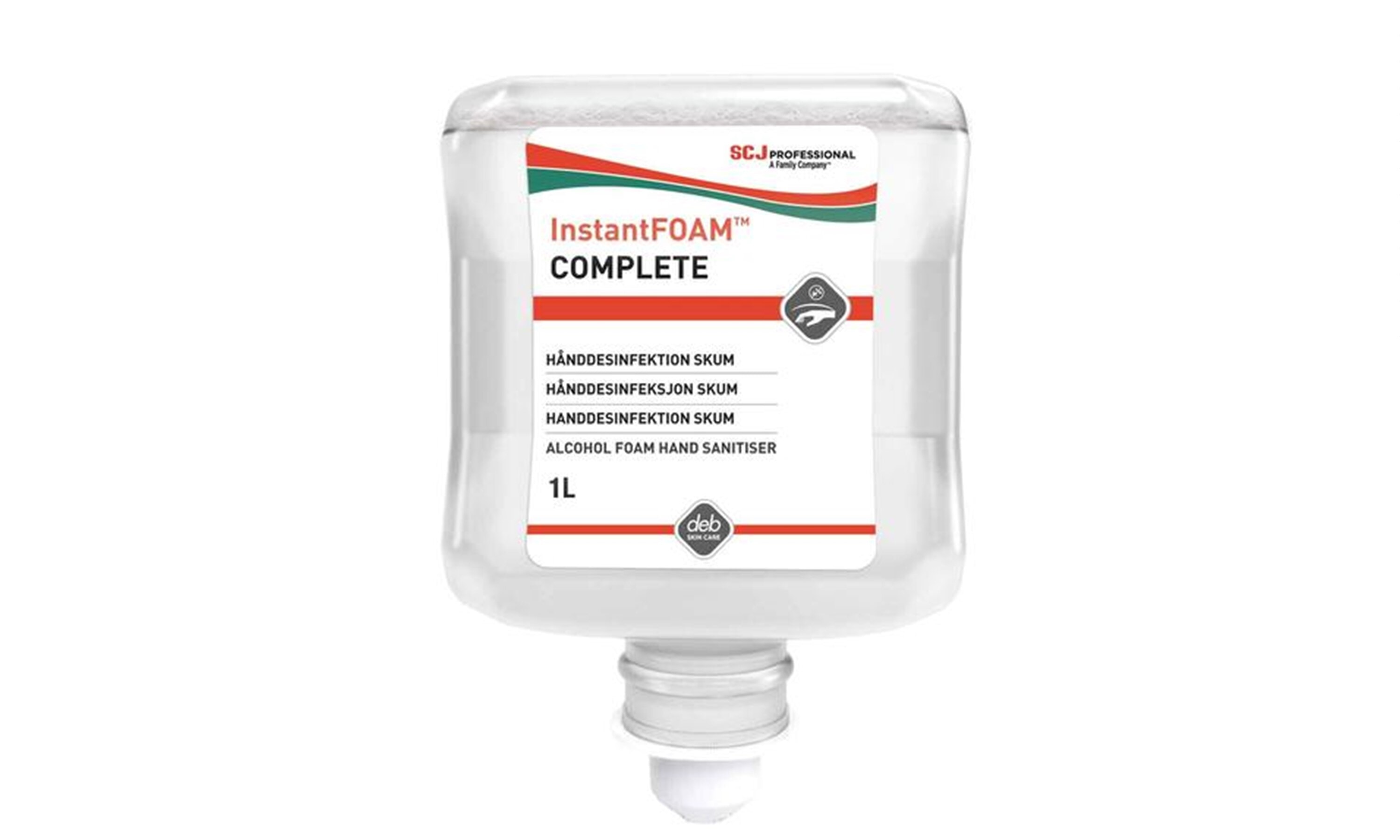 Deb InstantFoam Complete 1 liter hånddesinfeksjon - Nordic Supply ...